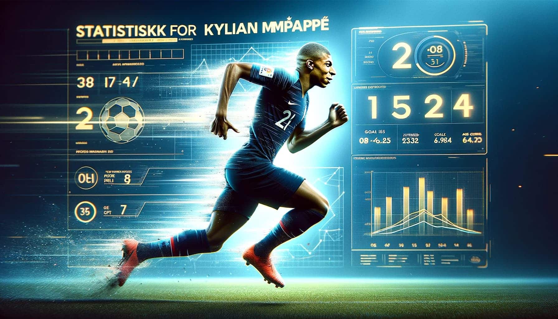 Statistikk For Kylian Mbappé: Antall kamper, mål og bemerkelser